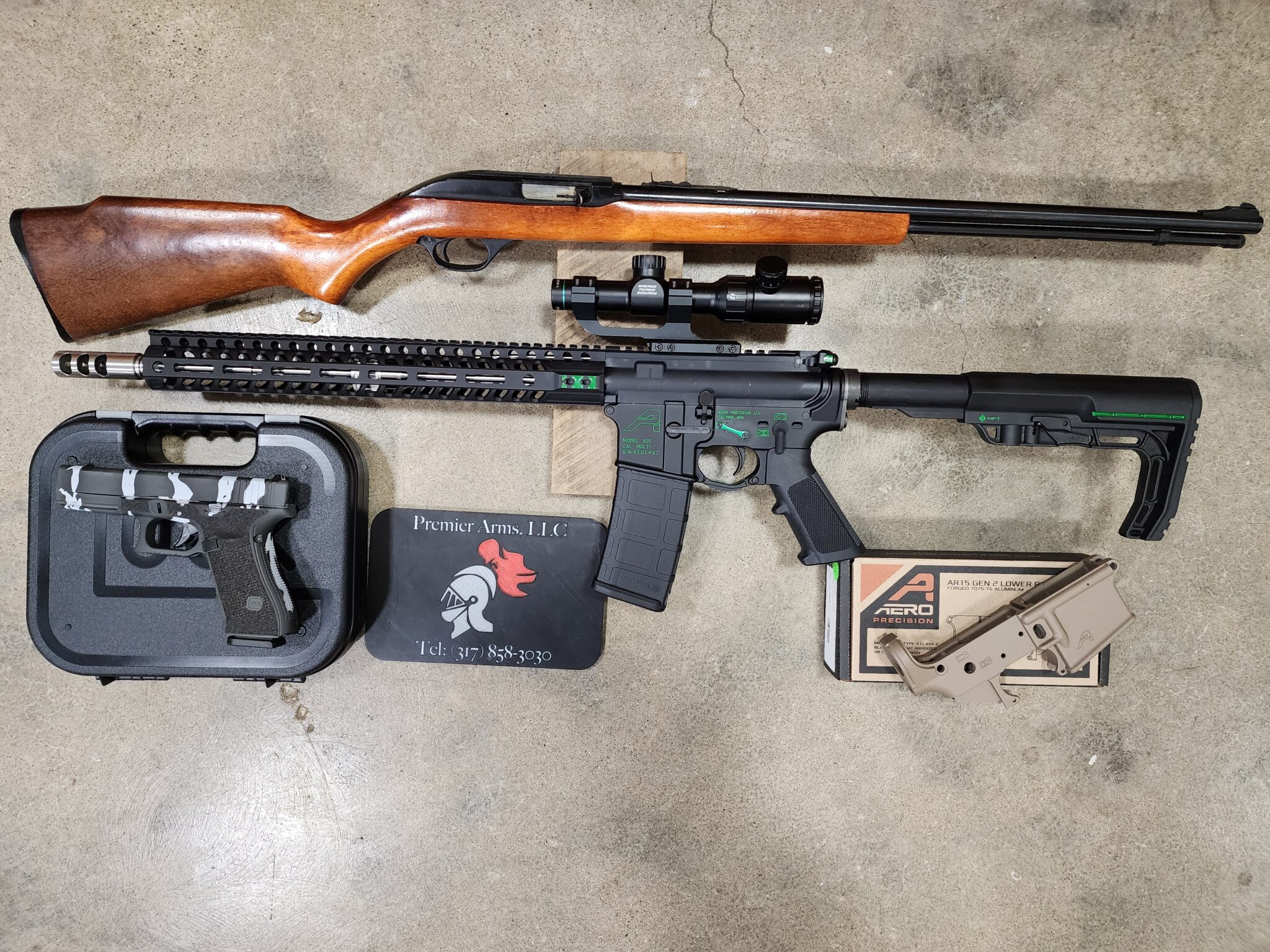 Marlin 60, Aero Precision X-15, Aero Precision X-15 Gen 2, Glock 17 Gen ...