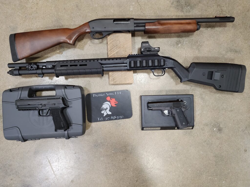 Remington 870 Defense, Mossberg 590 MagPul, Para-Ordnance P12-45, Sig ...