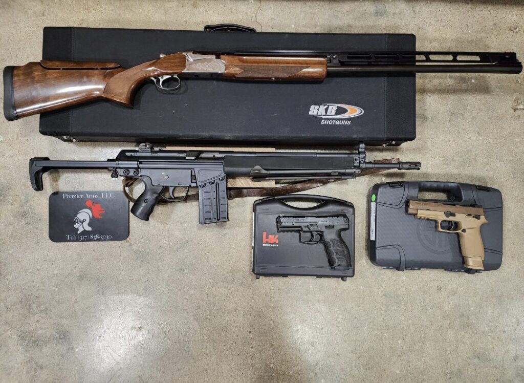 SKB 85TSS Target, HK 91, HK VP9, Sig Sauer P320F-M17 - Premier Arms