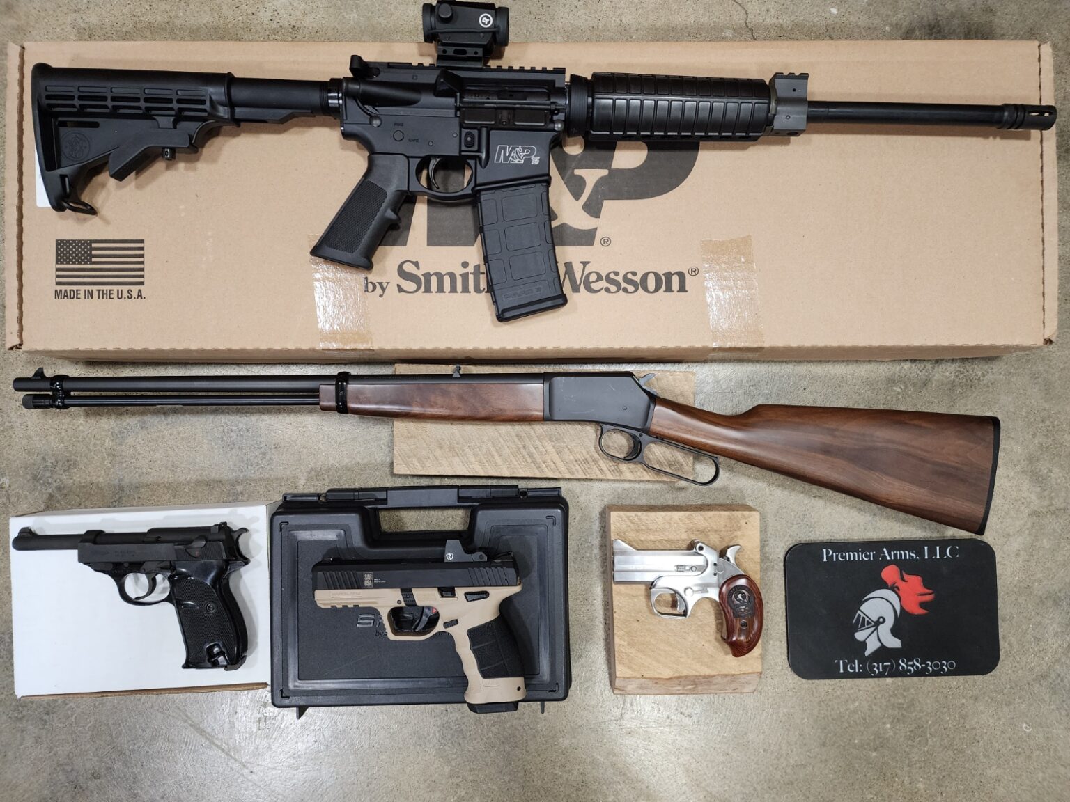 Smith & Wesson M&P15 Sport II OR, Browning BL-22, Bond Arms Snake ...