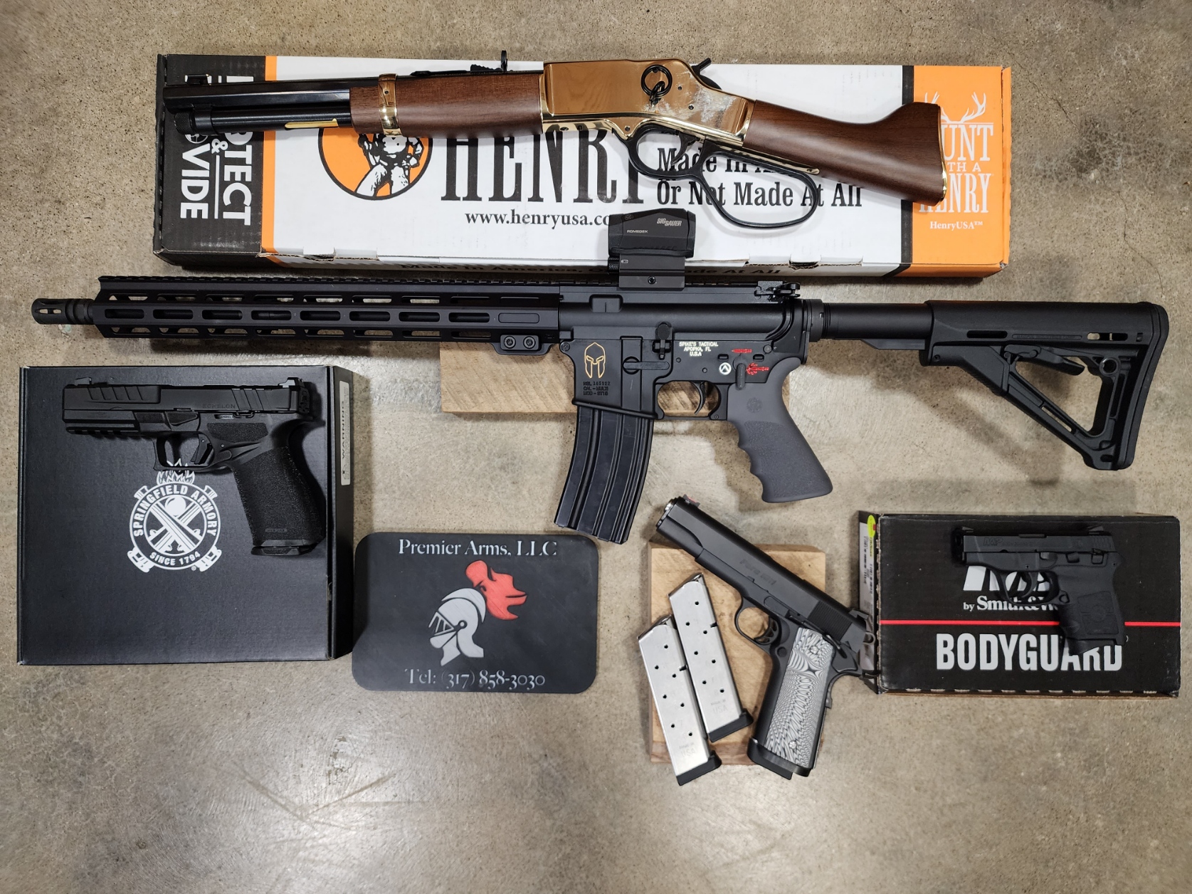 Henry Mare’s Leg, Spike’s Tactical ST-15, Springfield Echelon TR, Para ...