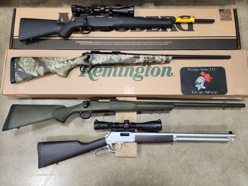 Mossberg Patriot Bantam, Remington 783, Remington 700 Varmint, Henry ...