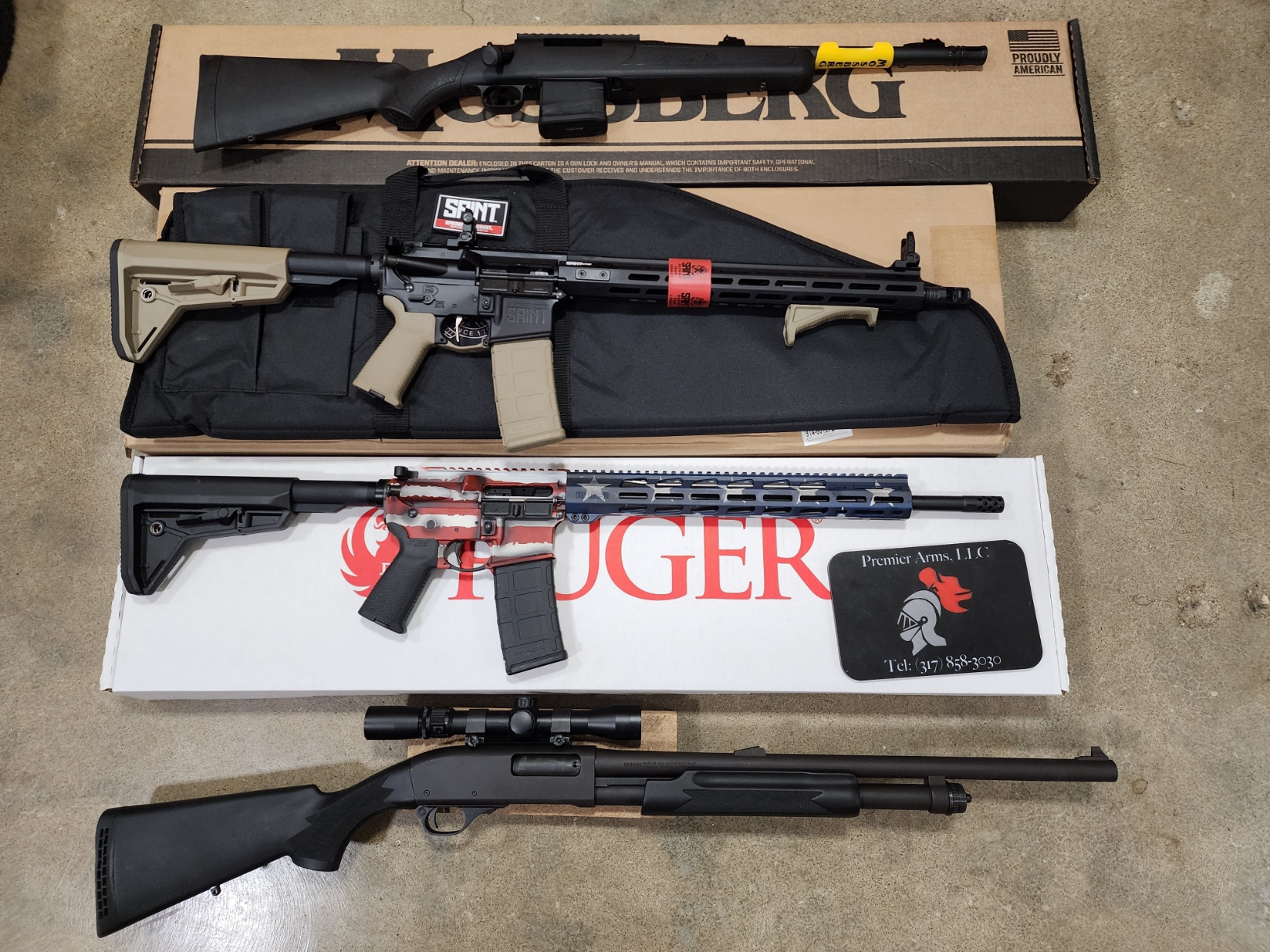 Mossberg MVP Patrol, H&R Pardner Pump, Springfield Saint Victor, Ruger ...