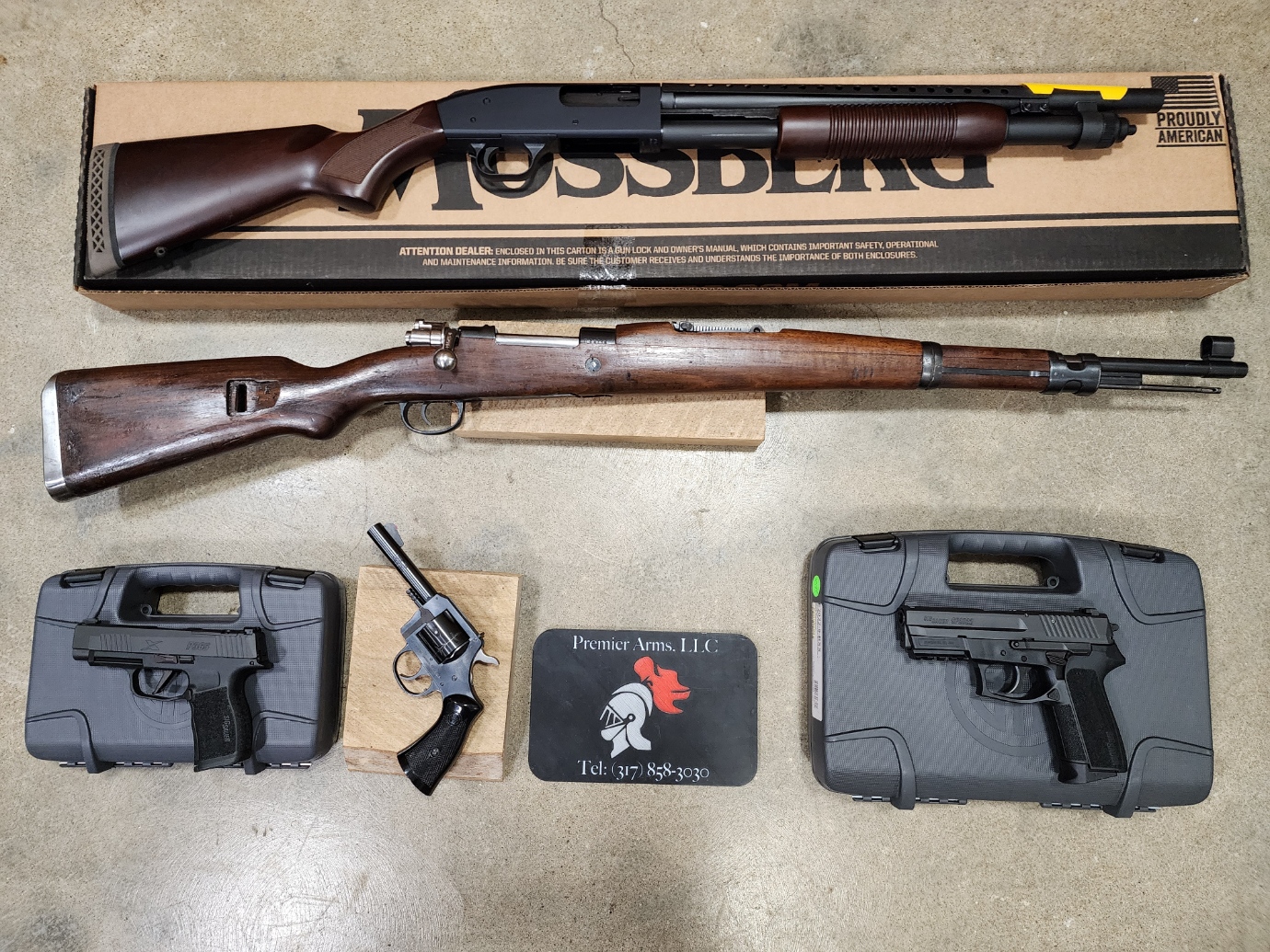Mossberg 590 Retrograde, Yugo M48A, Sig Sauer SP2022, H&R 732, Sig ...