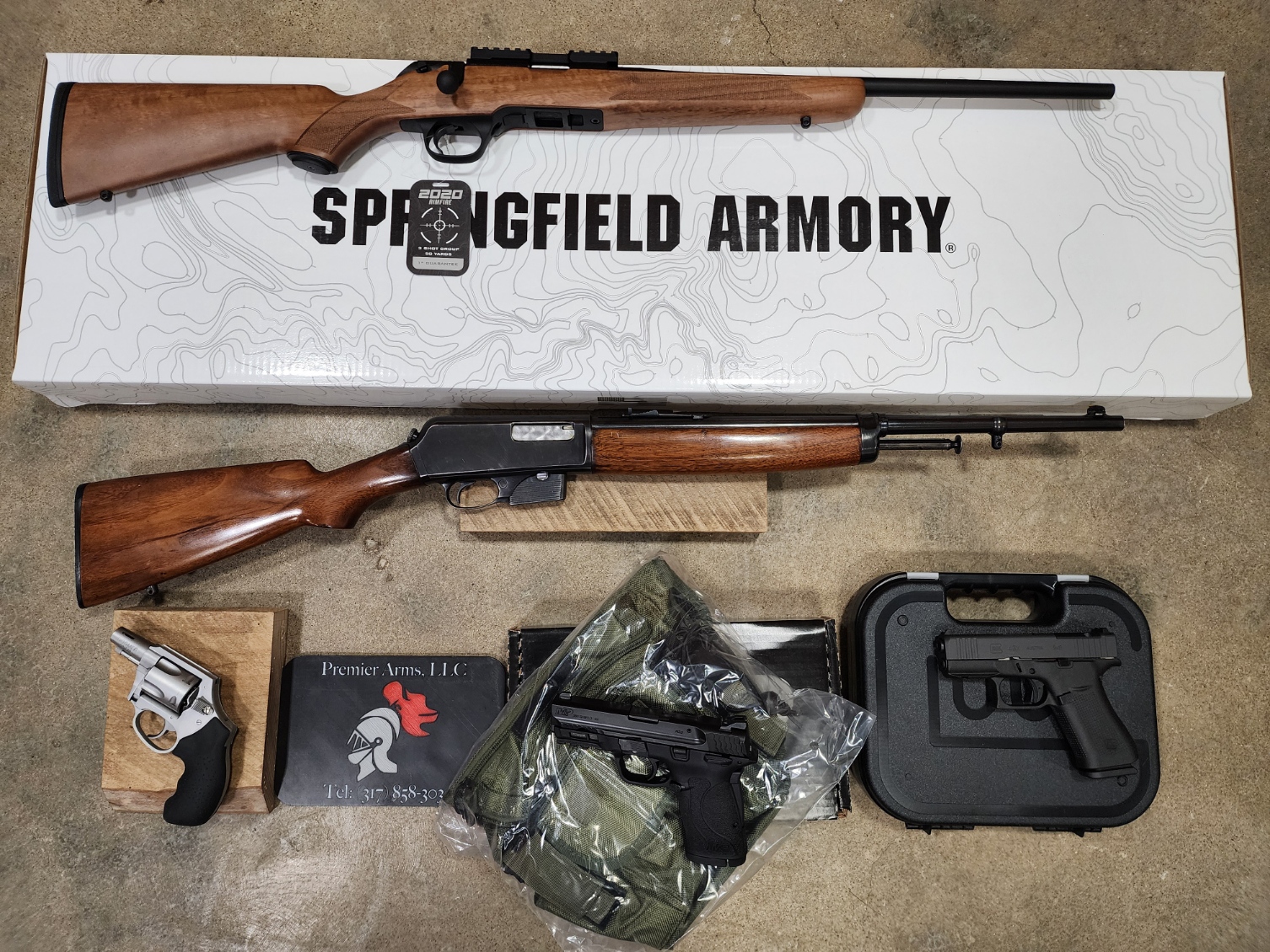 Springfield 2020 Rimfire Target, Winchester 1910, Glock 43X MOS, Smith ...