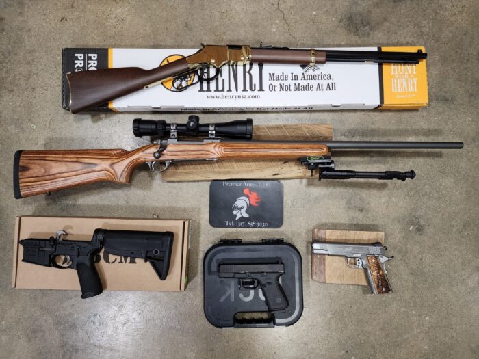 Henry H004, Ruger M77 Mark II, Glock 19 Gen 5, BCM BCM-4, Kimber ...