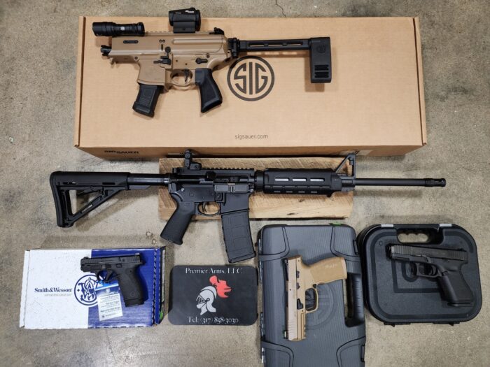 Sig Sauer MPX Copperhead, Ruger AR-556, Glock 19 Gen 5 MOS, Sig Sauer ...