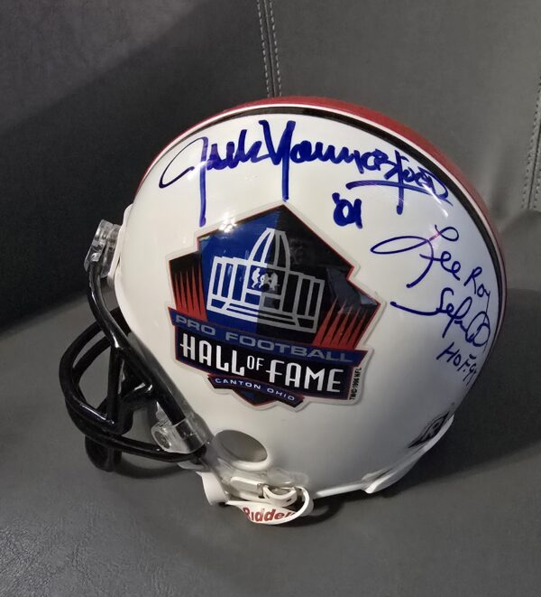 NFL Hall of Fame Signed Mini Helmet - Premier Arms